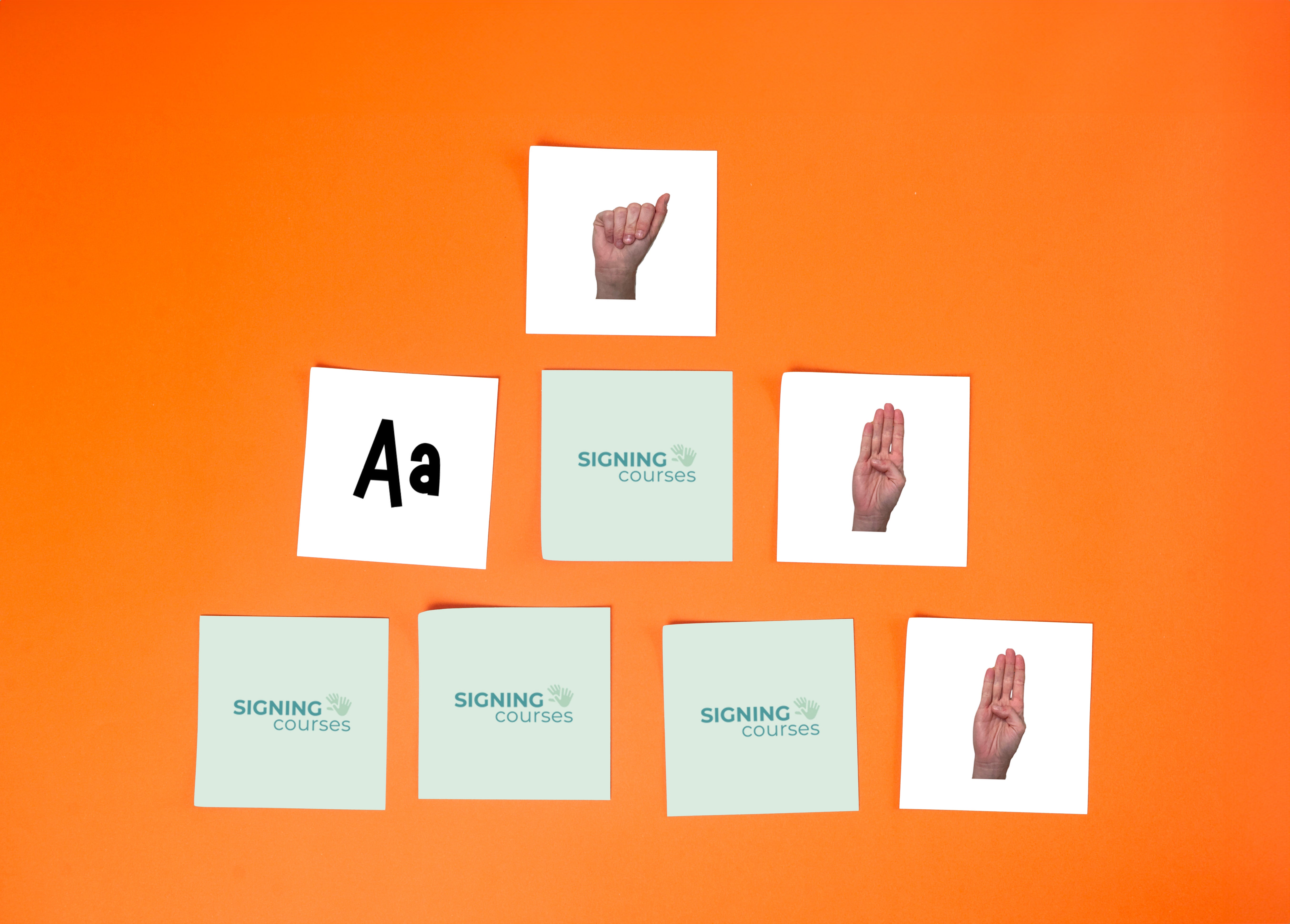 Digital Download ASL Alphabet Matching Game: Handshape Recognition ...